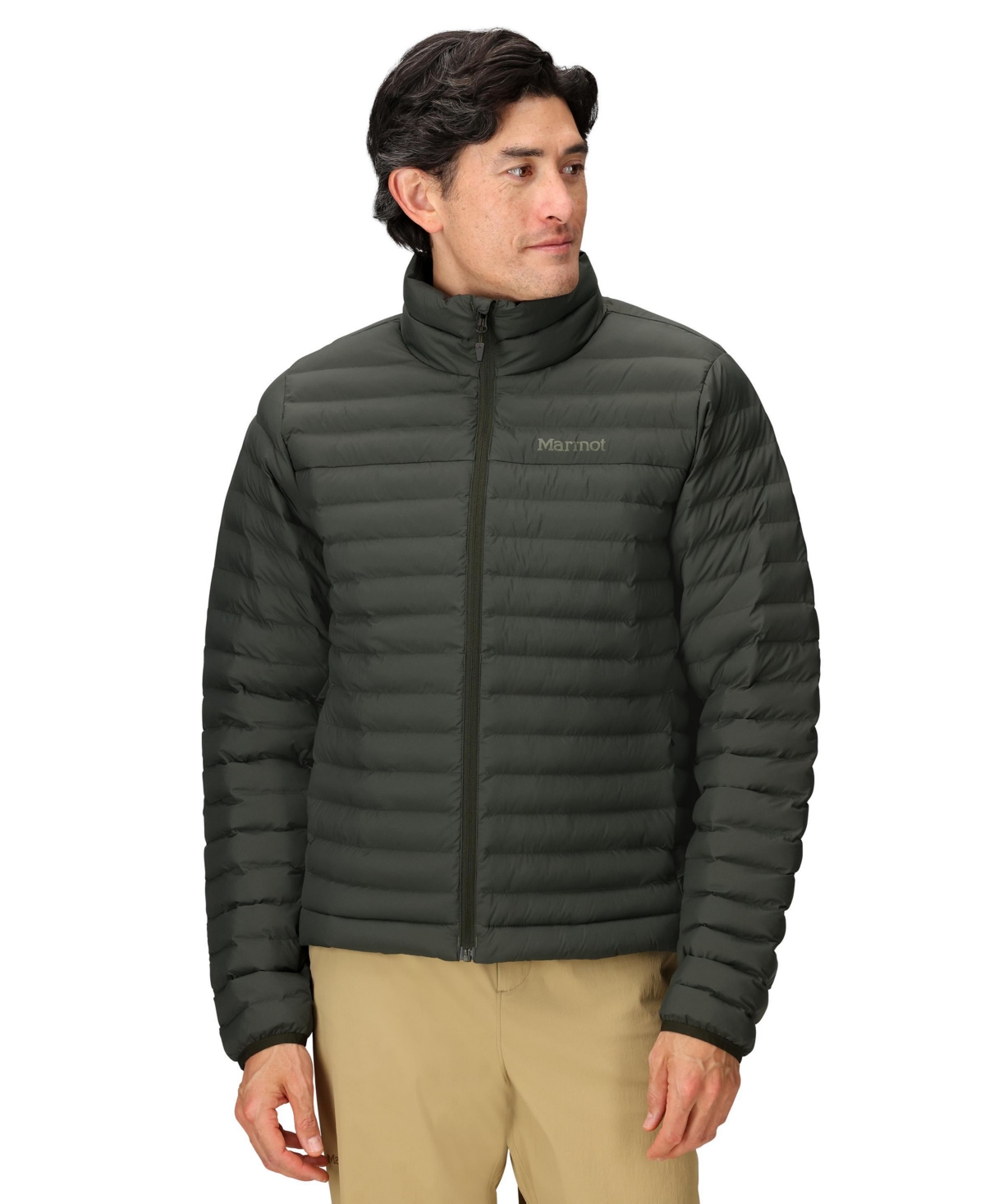 Click here for Marmot Mens Echo Featherless Jacket - Rosin green prices