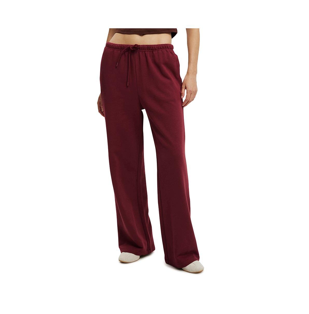 Click here for Cotton On Womens Wide Leg Sweatpant - Cherry wood prices