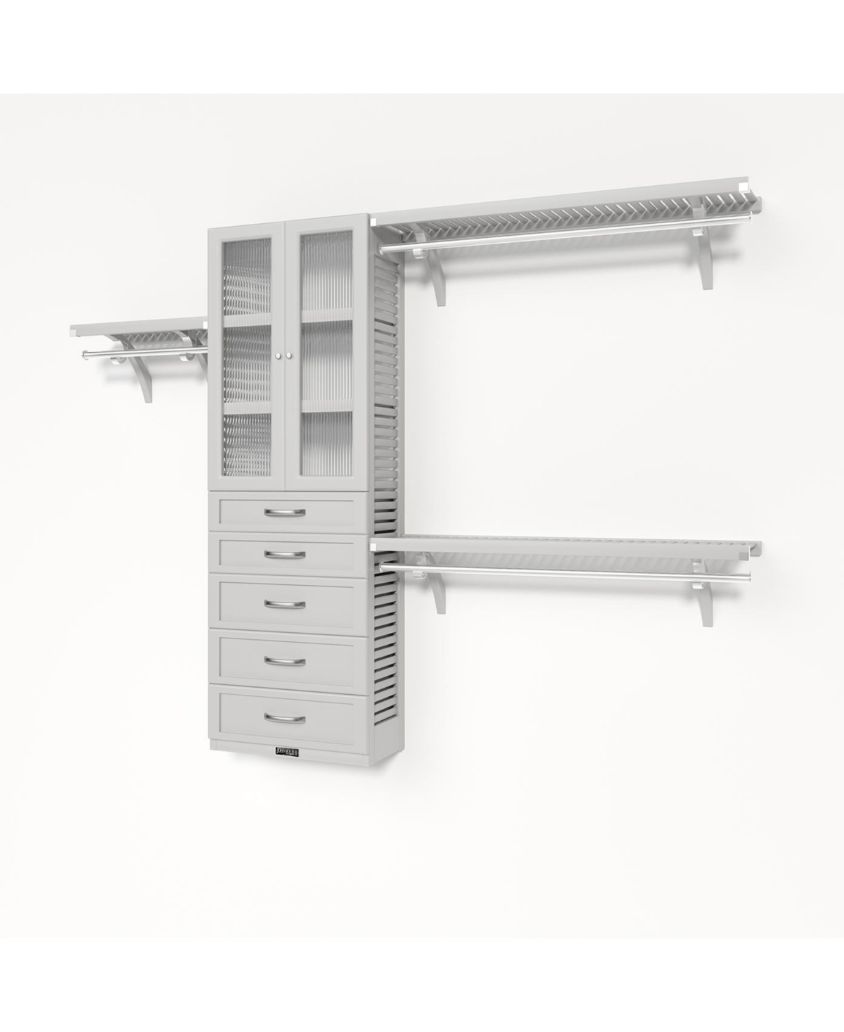 Click here for Solid Wood Reach-In Closet Organizer with 5 Shaker... prices