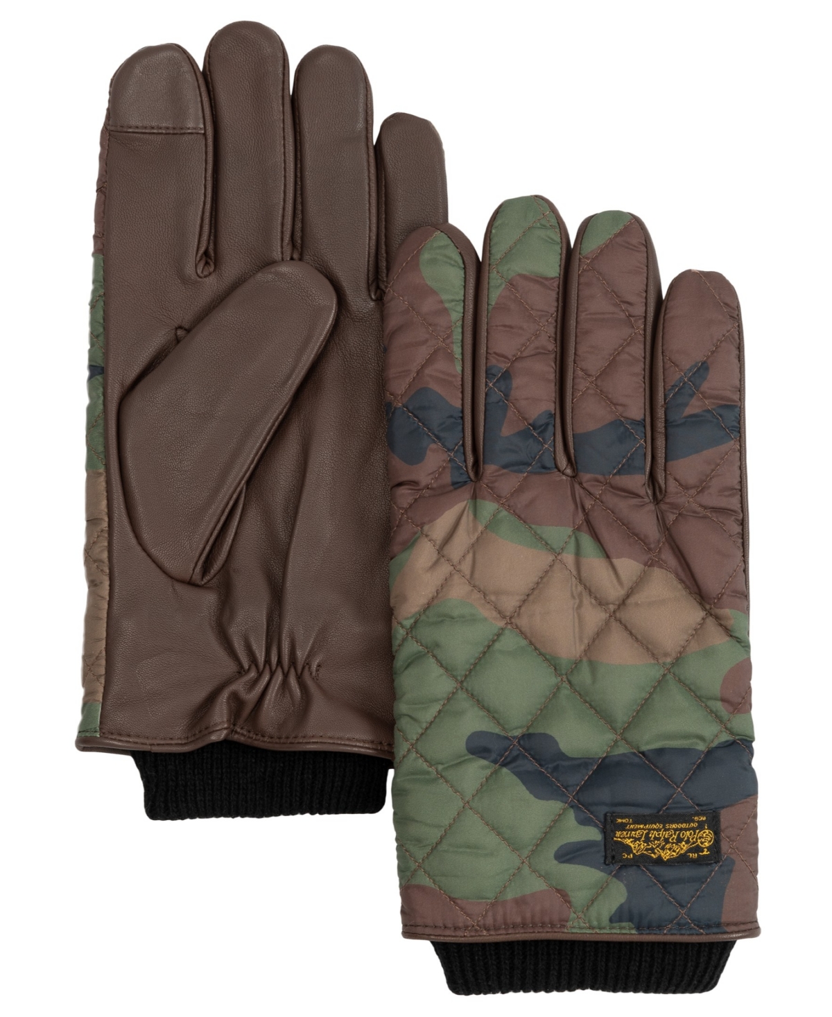 Click here for Polo Ralph Lauren Mens Camo Quilted Field Glove wi... prices