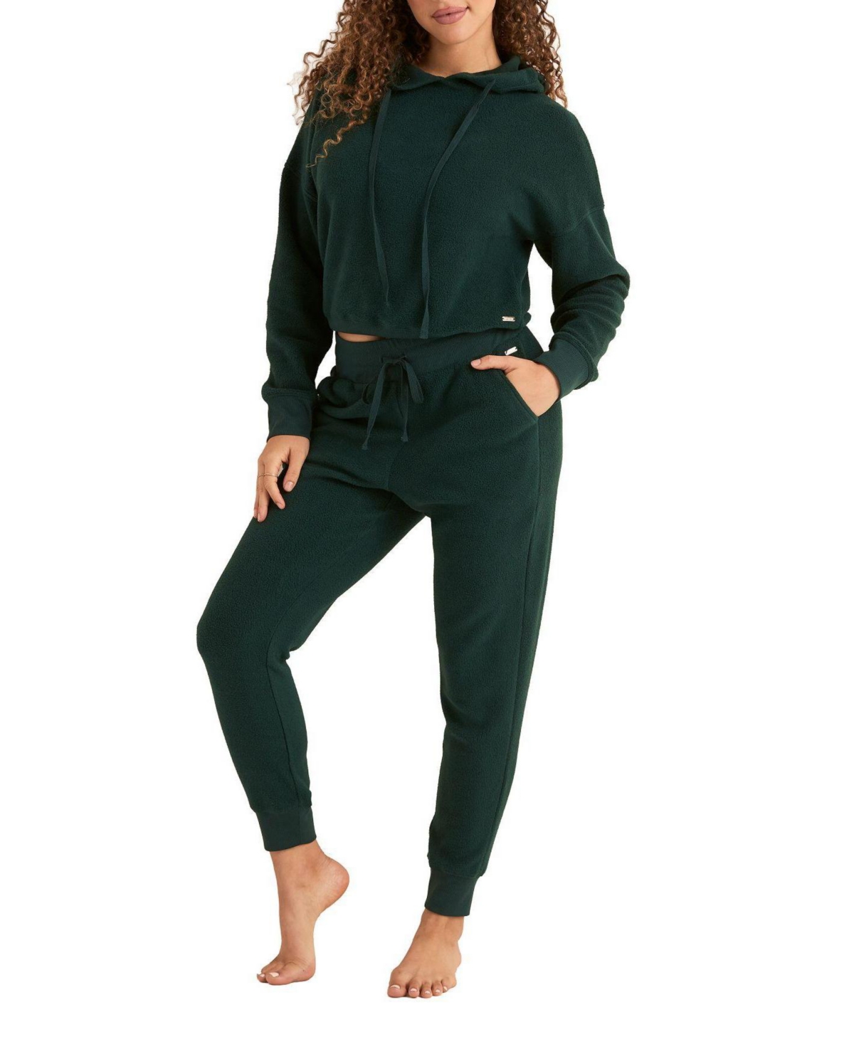 Click here for Adore Me Womens Davinia Hoodie And Joggers Set - D... prices