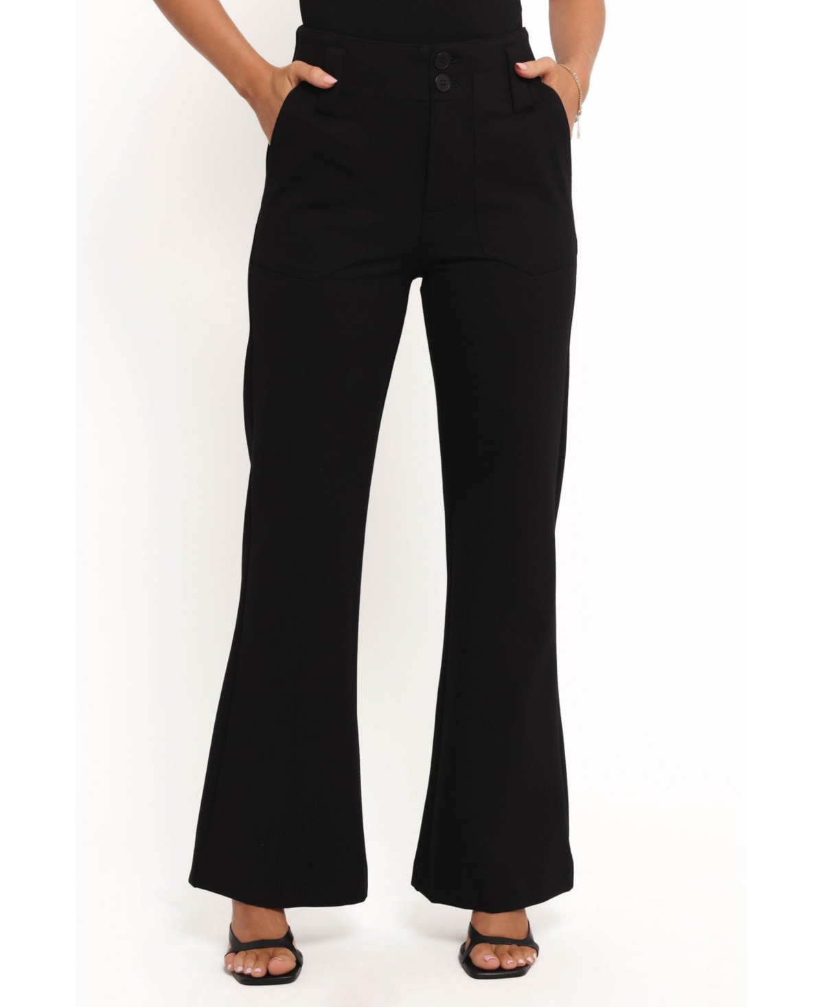 Click here for Petal and Pup Womens Bimmi Flare Pant - Black prices