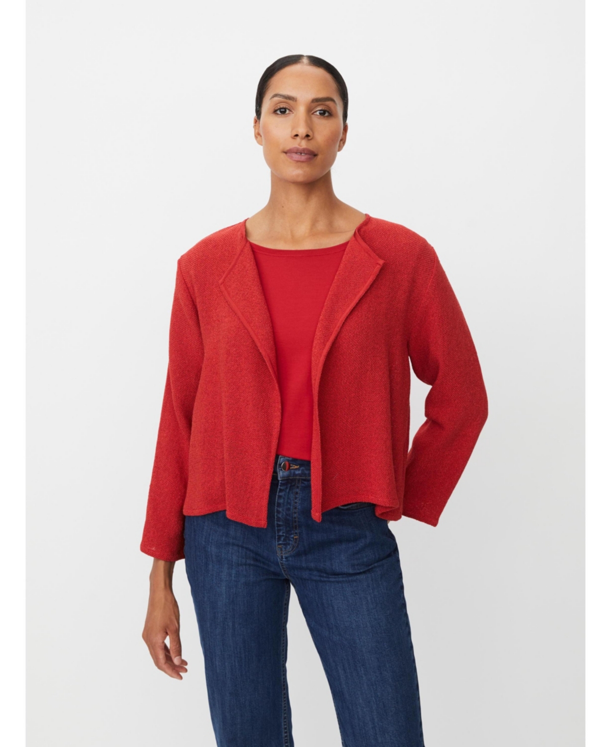 Click here for Masai Copenhagen Womens Majulitta Open-Front Boucl... prices