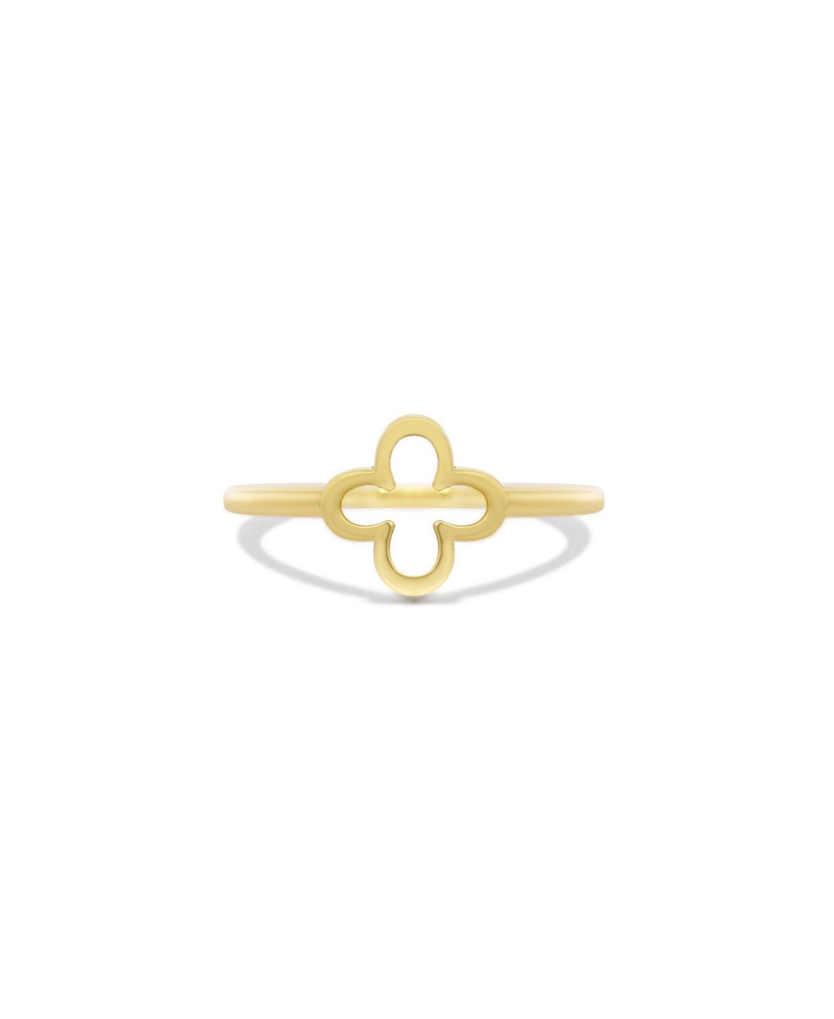 Click here for The Lovery Gold Open Clover Ring 14K Gold - Gold prices