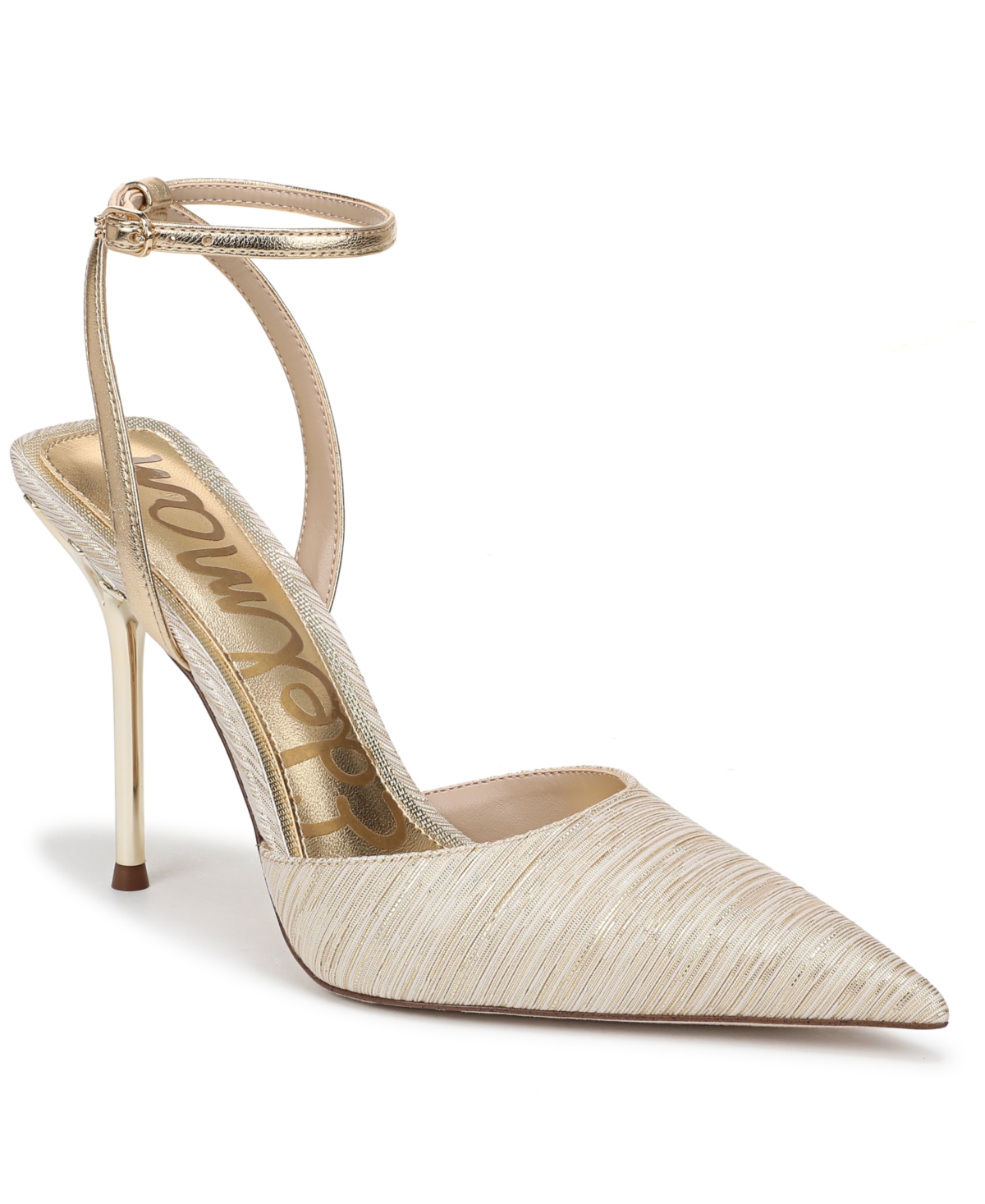 Click here for Sam Edelman Womens Osha Buckle Pumps - Amber Gold prices