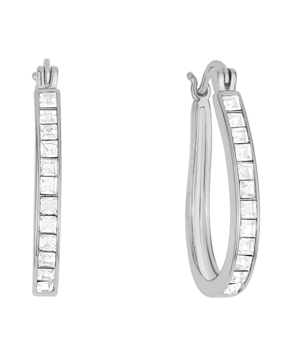 Click here for And Now This Crystal Hoop Earrings - Silver prices