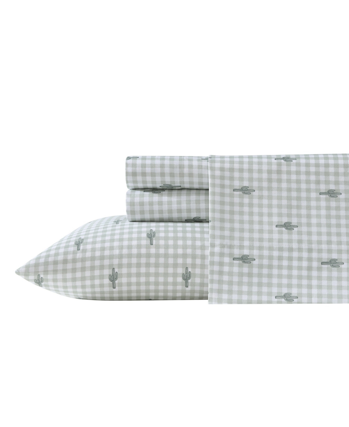 Wrangler Cactus Gingham Sheet Set
