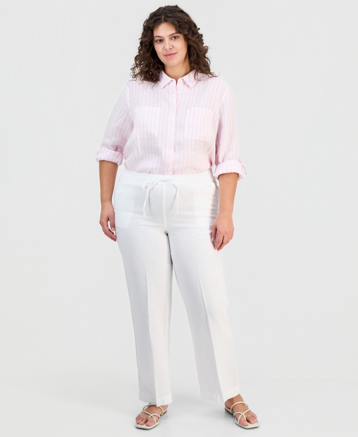 Click here for Charter Club Plus Size 100 Linen Pants  Exclusivel... prices