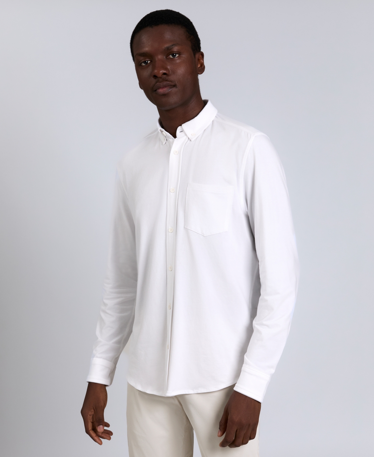 Click here for Kenneth Cole Mens Slim-Fit Plain White Performance... prices