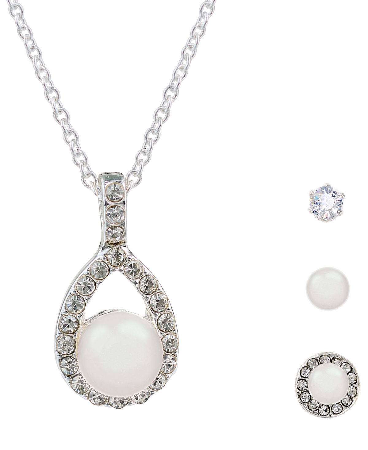 Click here for Giani Bernini Silver-Tone Teardrop Mother of Pearl... prices