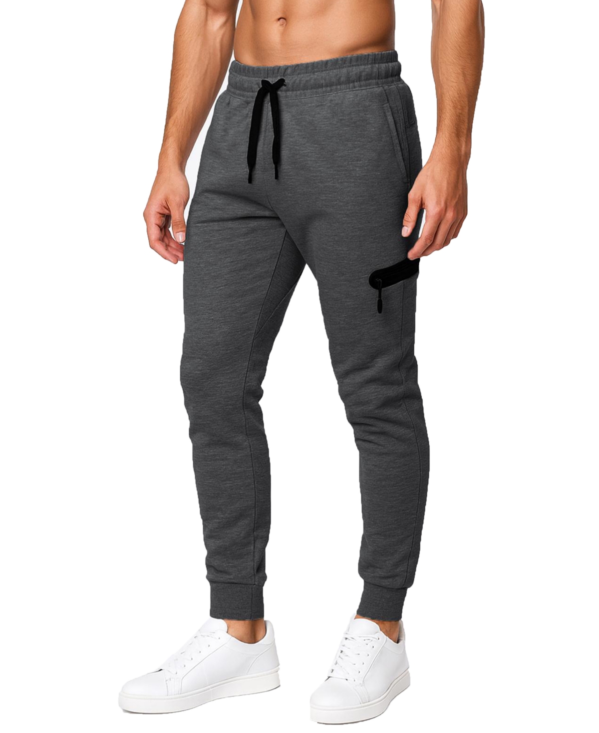 Click here for Blu Rock Mens Slim-Fit Tech Fleece Jogger Pants -... prices