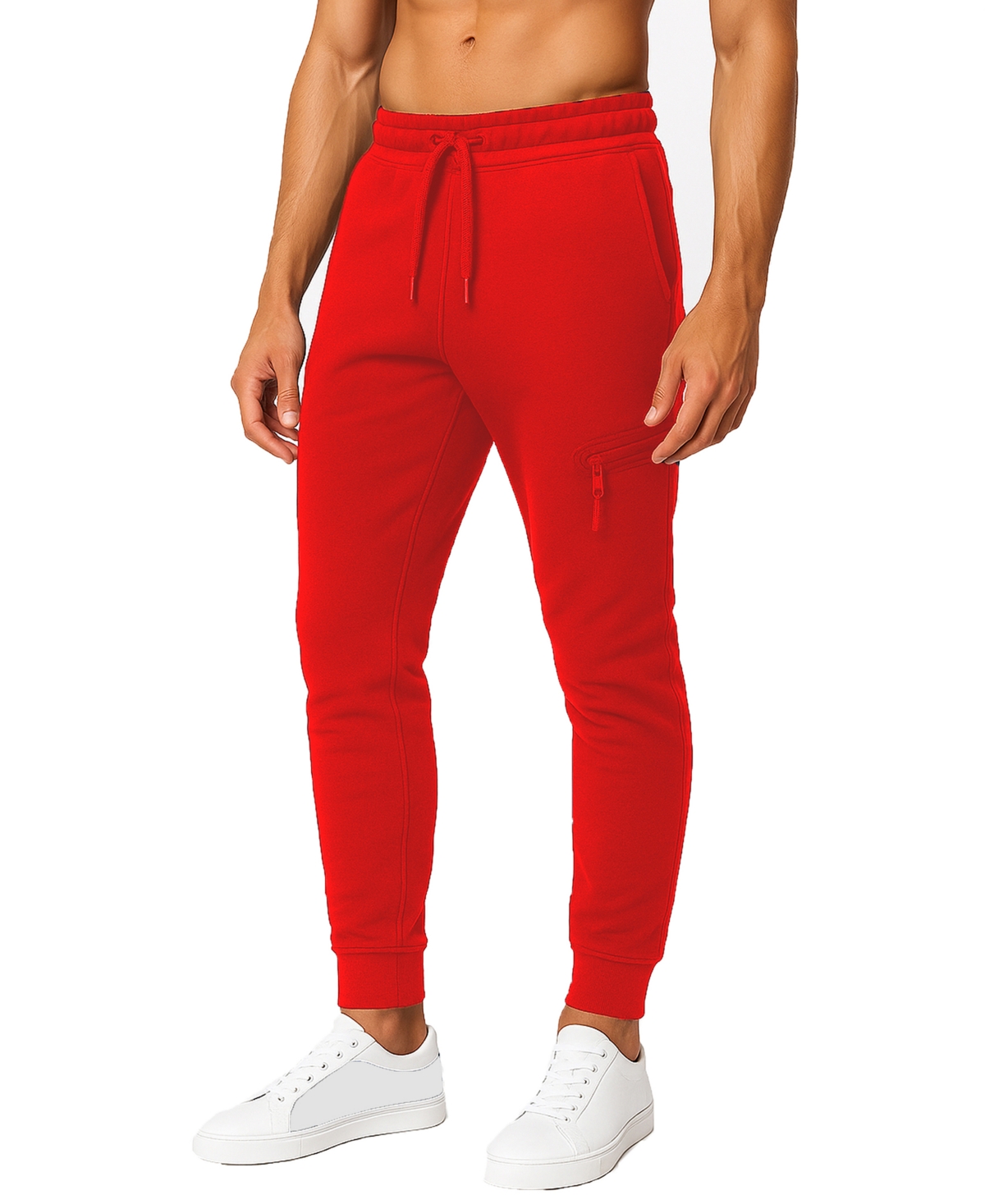 Click here for Blu Rock Mens Slim-Fit Tech Fleece Jogger Pants -... prices