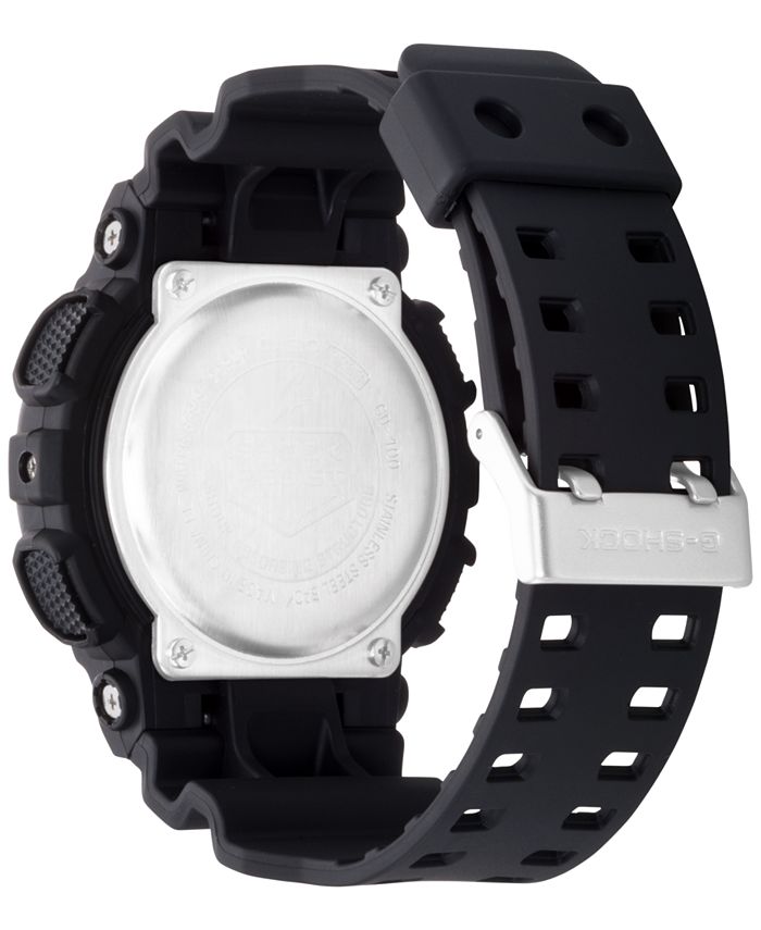 G-Shock Men's XL Digital Black Resin Strap Watch GD100-1B - Macy's