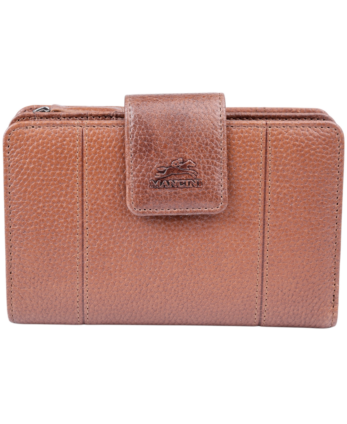 Click here for Mancini Fifth Avenue Rfid Secure Zipper Clutch - C... prices