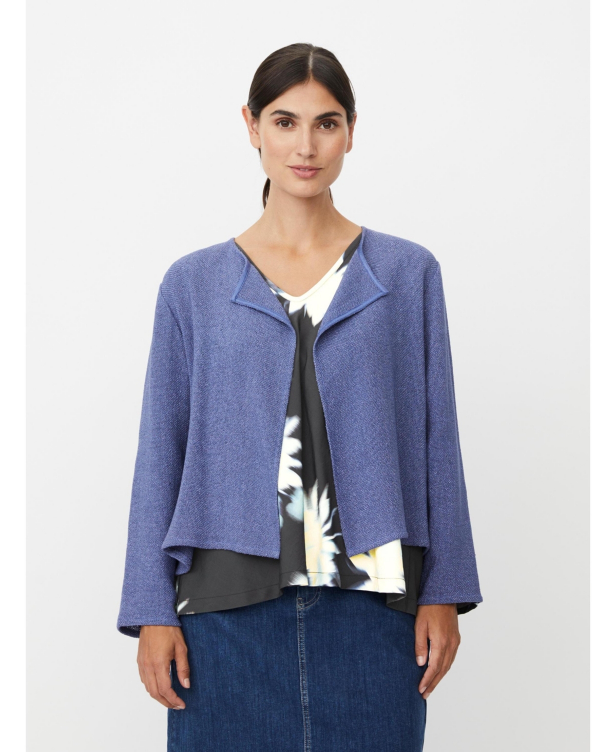 Click here for Masai Copenhagen Womens Majulitta Open-Front Boucl... prices