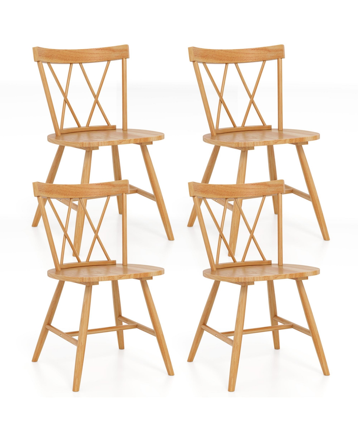 Click here for Costway Dining Chairs Farmhouse Kitchen Chair with... prices