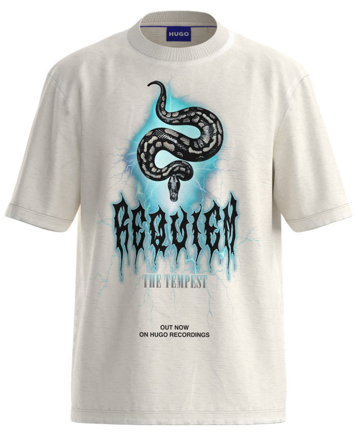 Click here for Hugo Boss Mens Graphic Print T-Shirt - Off white prices