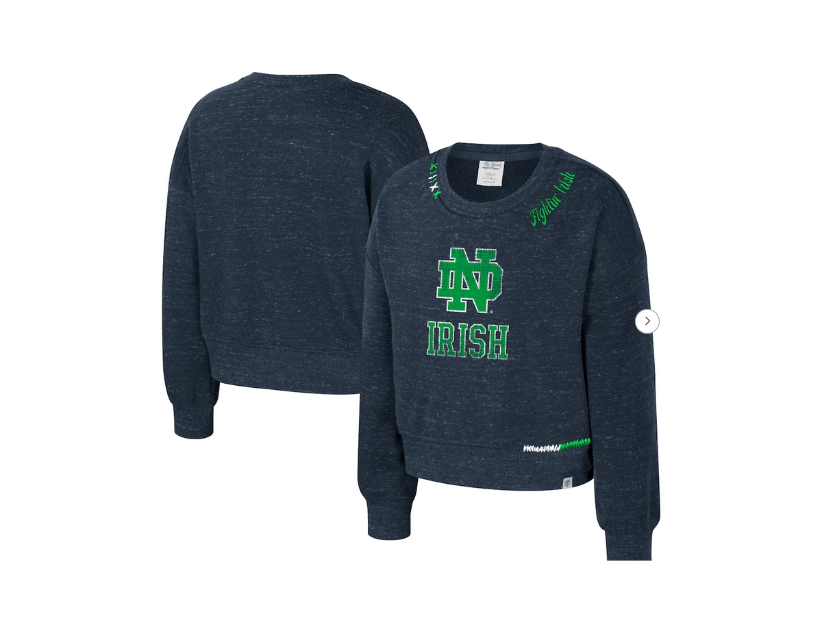 Click here for Big Girls Navy Notre Dame Fighting Irish Just a Mi... prices