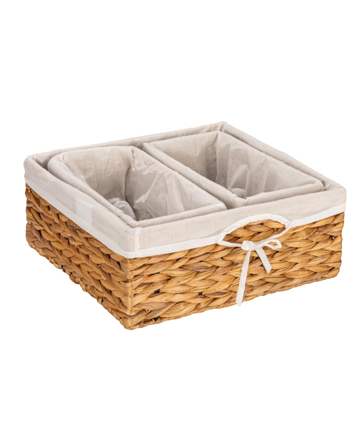 Click here for Household Essentials Wicker Basket Set  3 Pieces... prices