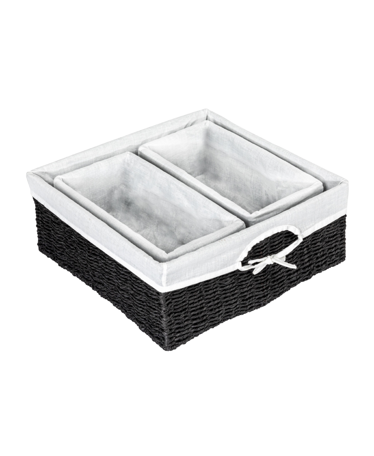 Click here for Household Essentials Wicker Basket Set  3 Pieces... prices