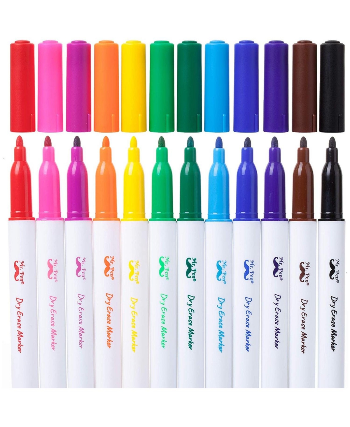 Click here for Mr. Pen Dry Erase Markers  12 Pack  Assorted Color... prices