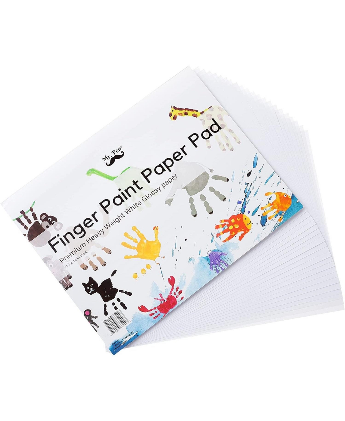 Click here for Mr. Pen Finger Paint Paper  11 X 14 Inches  22 She... prices