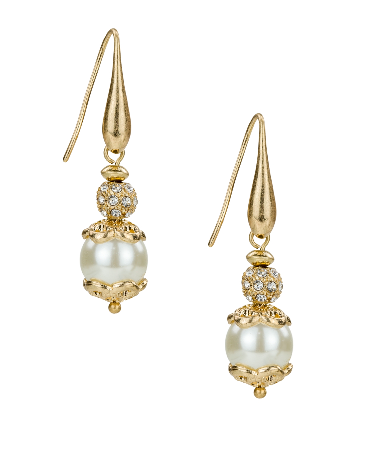 Click here for Patricia Nash Wire Drop Cultivated Pearl Earrings... prices