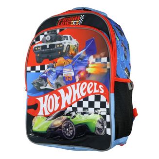 Hot Wheels Backpack Finish Line Racing Design 16" School Bag - Macy's