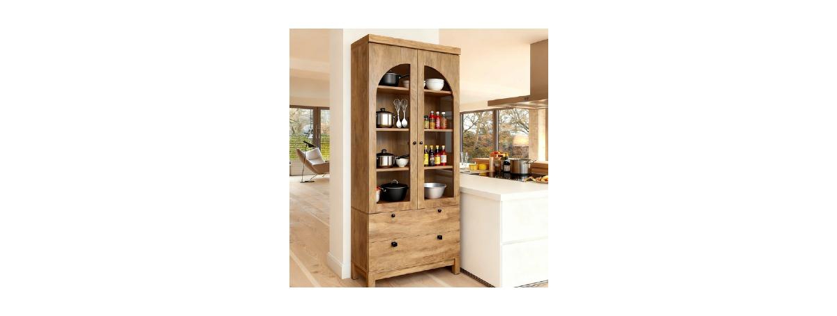 Click here for Tribesigns Wooden Pantry Cabinet  with Two Drawers... prices