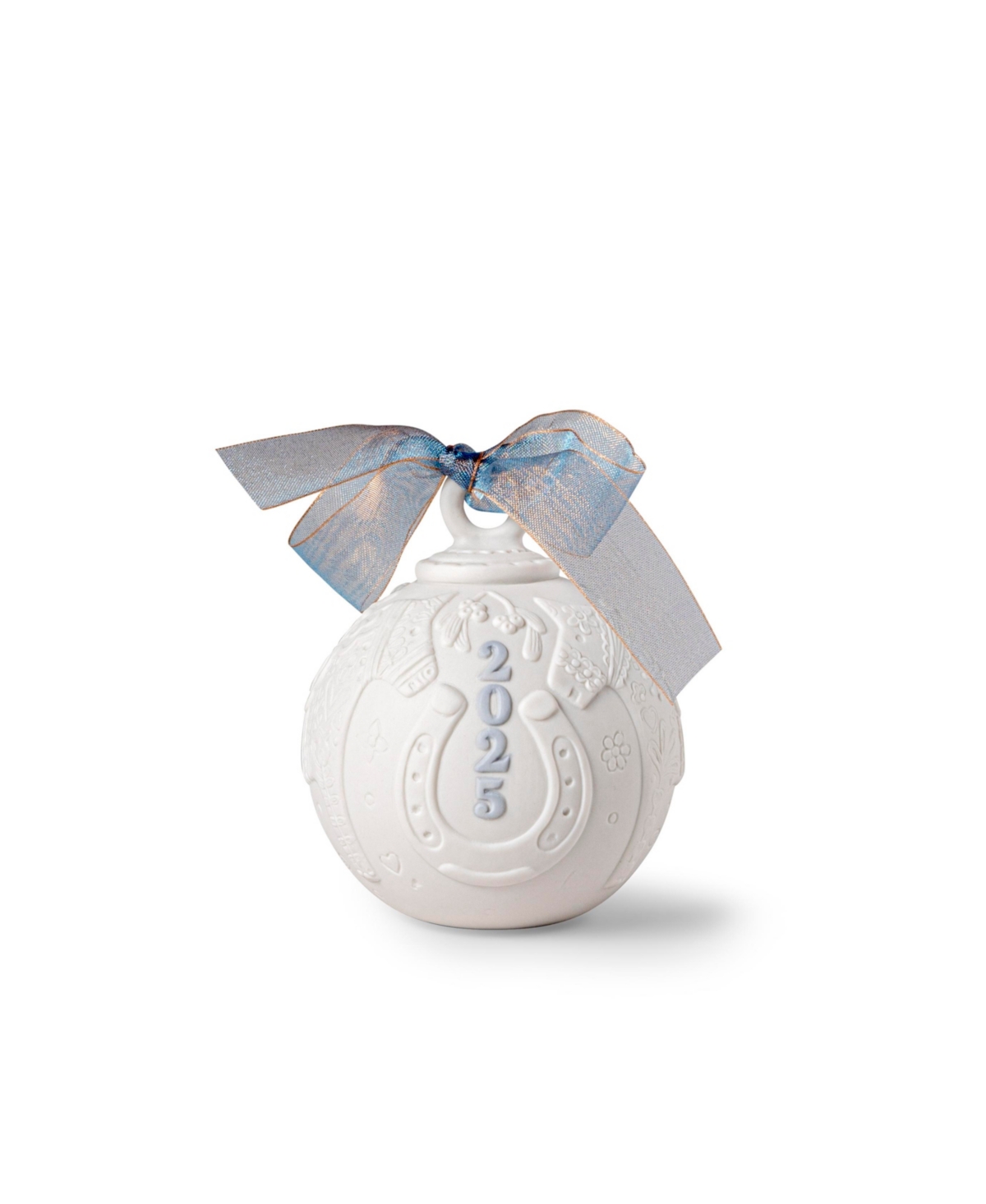 Click here for Lladro 2025 Christmas Ball Ornament - White prices