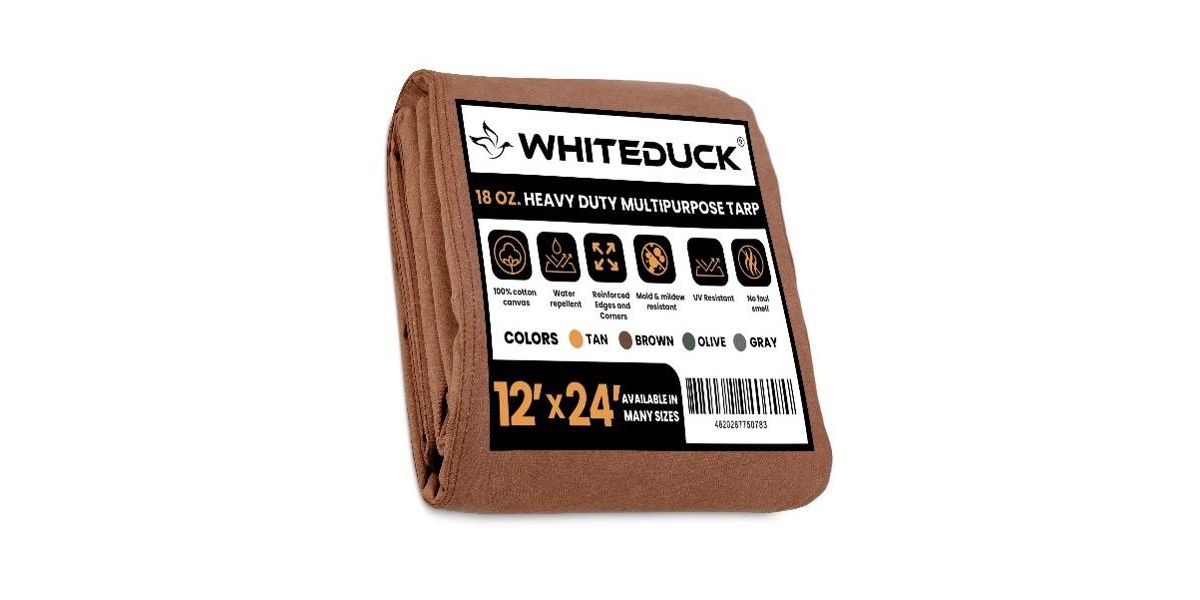 Click here for White Duck Outdoors 18 oz. Canvas Tarp 12x24 Brown prices