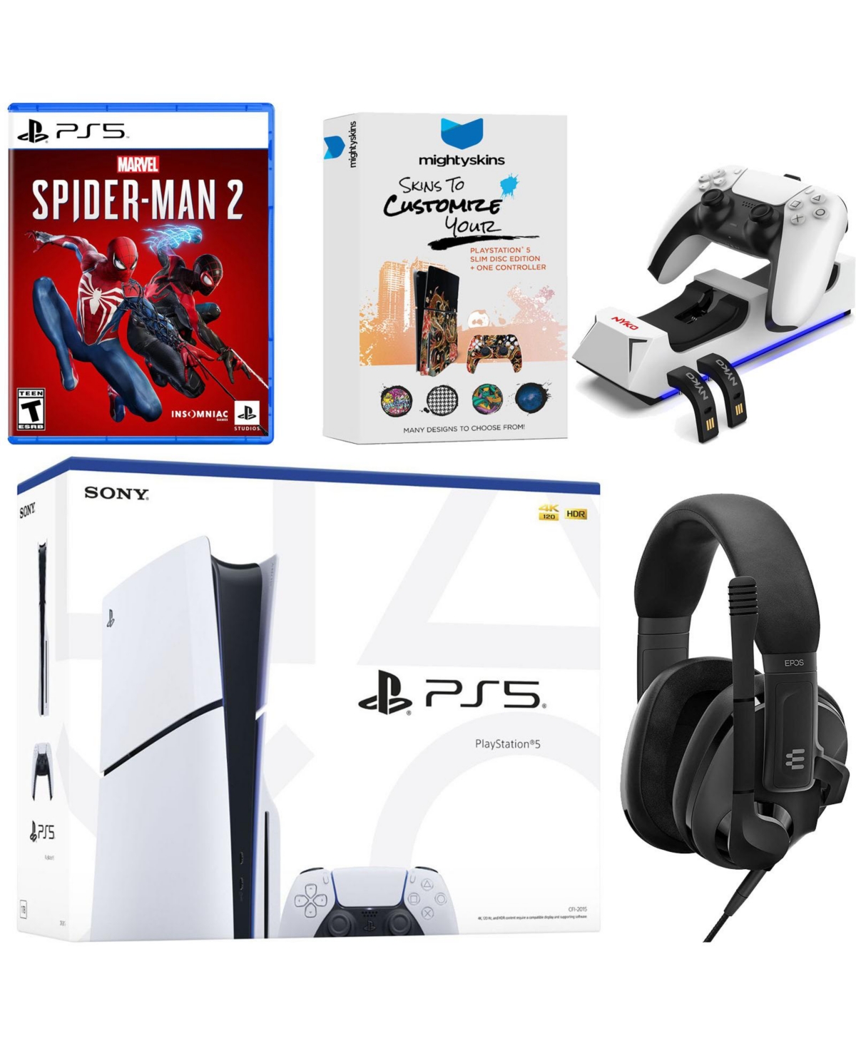 Click here for Sony PlayStation 5 Slim Disc Bundle with Spider-Ma... prices