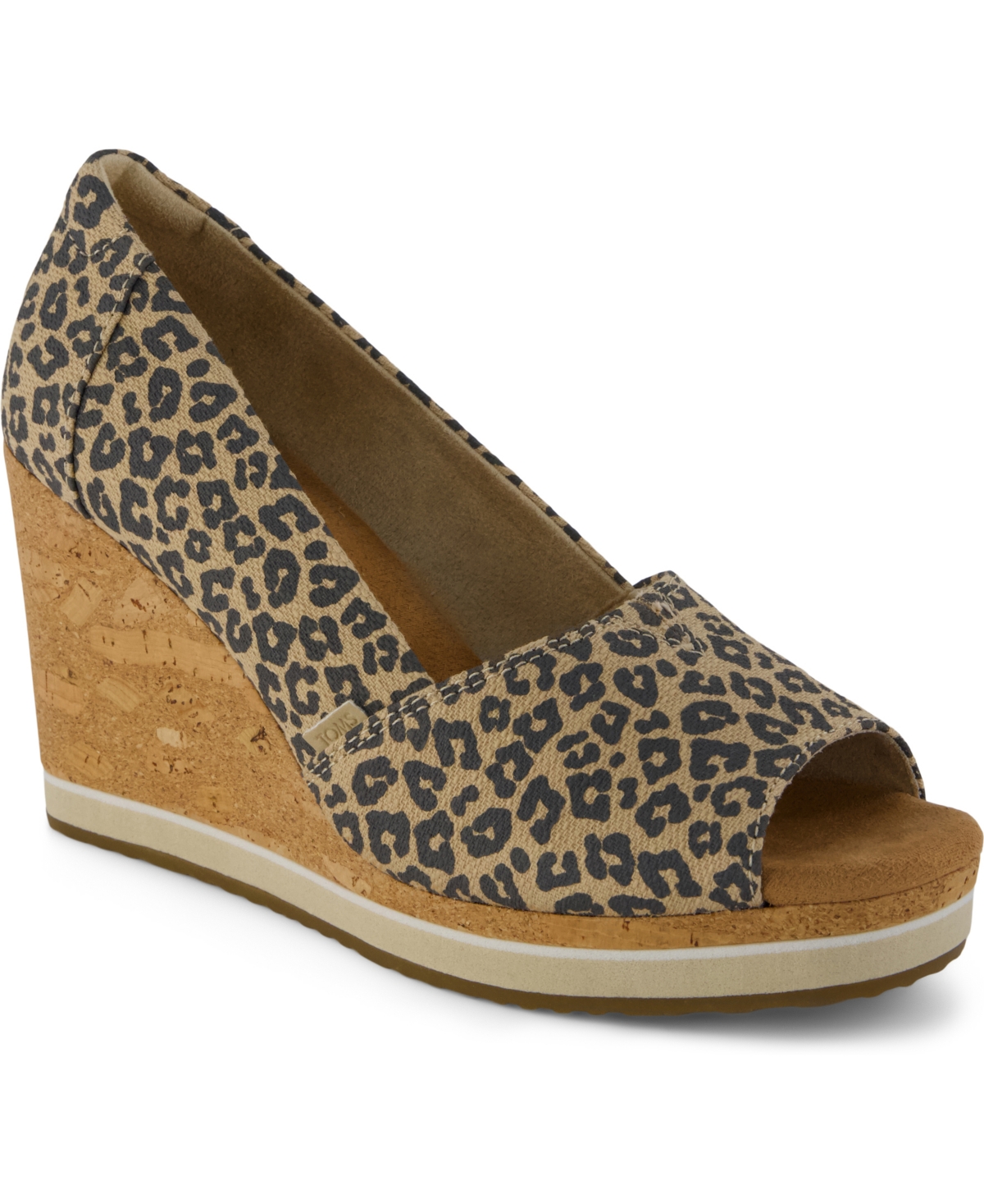 Click here for Toms Womens Essential Slip-On Wedge Sandals - Oatm... prices