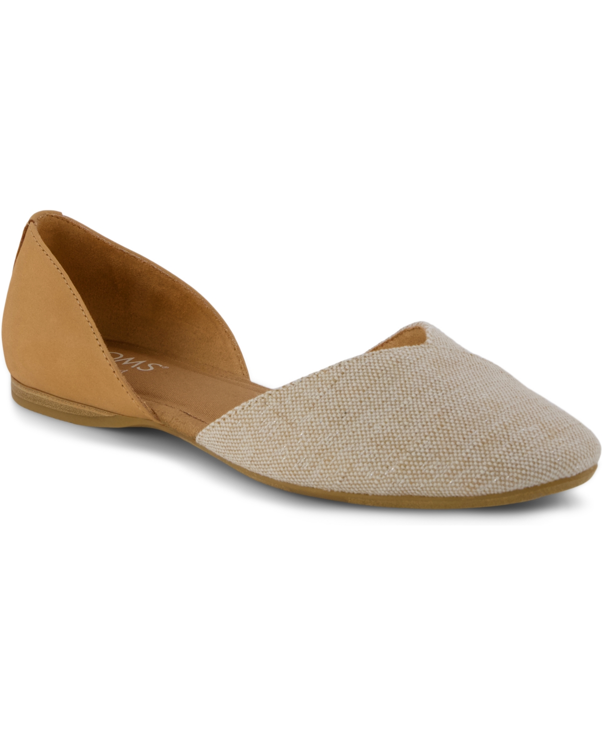 Click here for Toms Womens Gemma DOrsay Slip-On Flats - Honey Ton... prices
