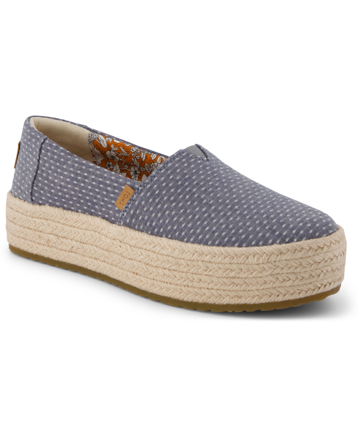 Click here for Toms Womens Valencia Canvas Platform Espadrilles -... prices