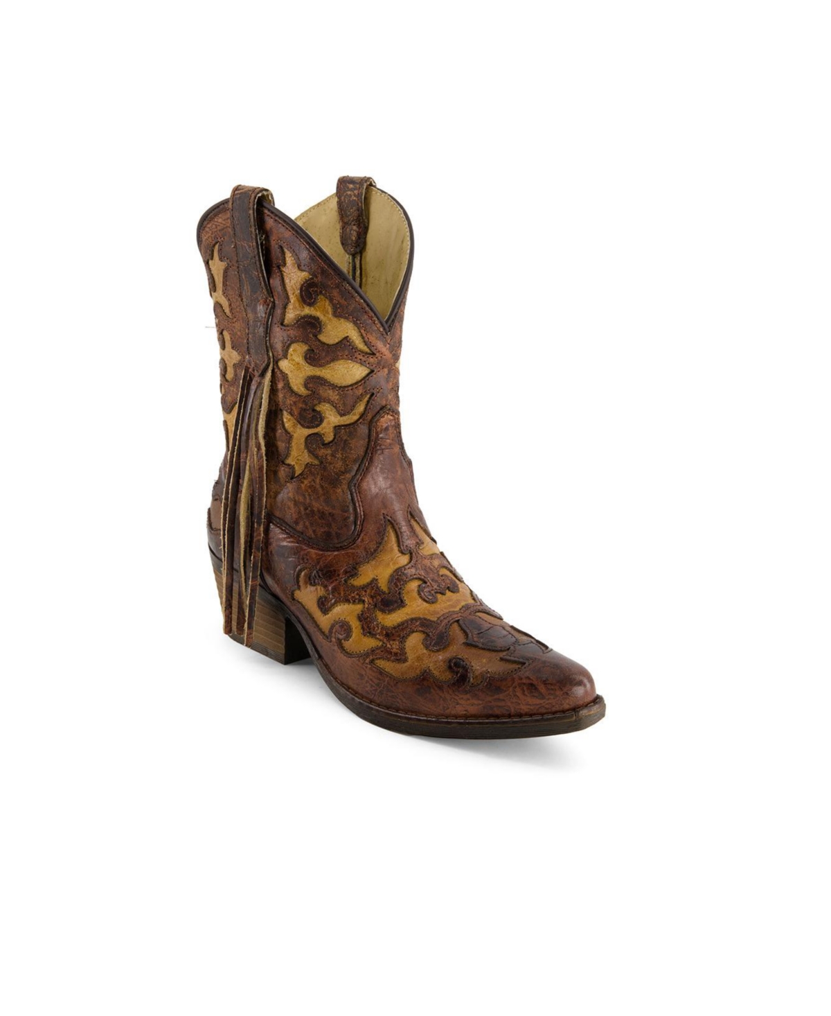 Click here for Forastero Womens Real Leather Pointed Toe Cowgirl... prices