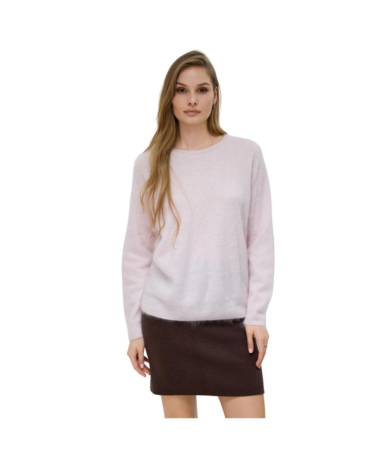 Click here for Bellemere New York Women Brushed Silk Cashmere Cre... prices