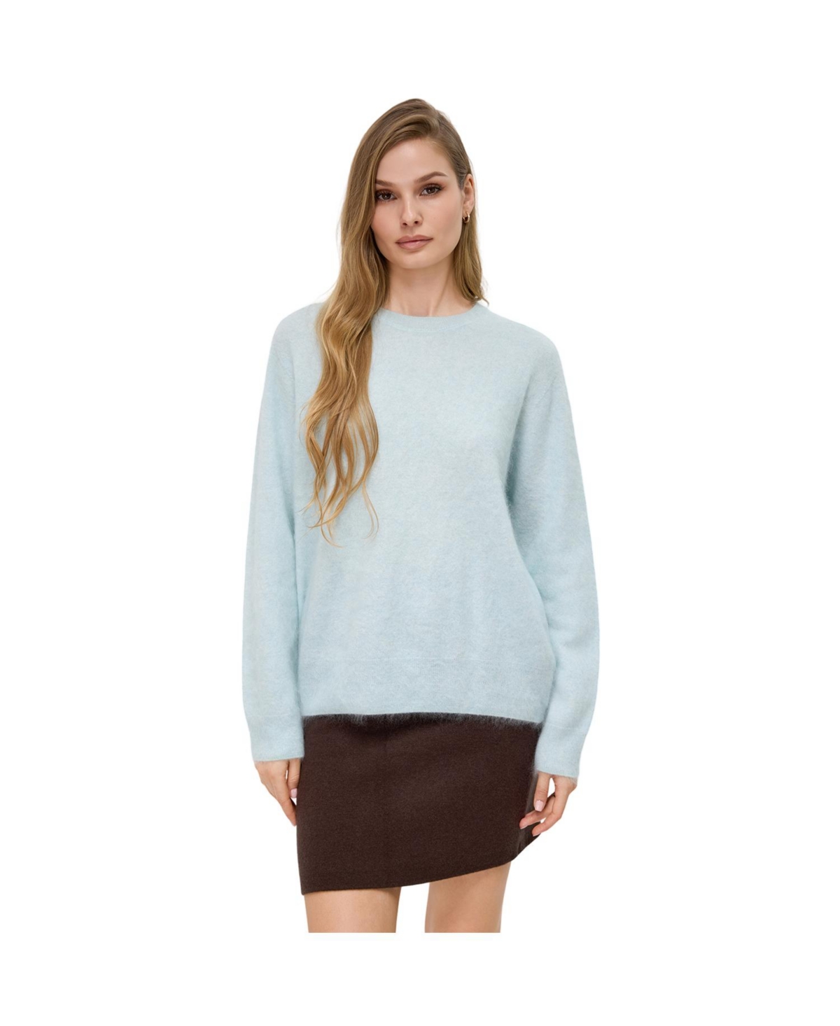 Click here for Bellemere New York Women Brushed Silk Cashmere Cre... prices