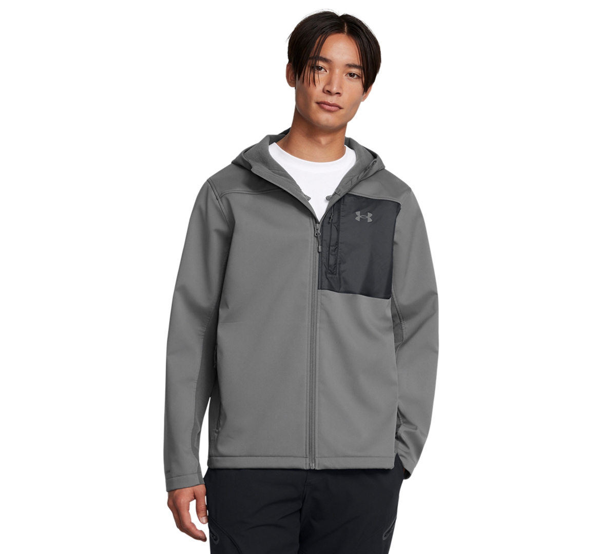 Click here for Under Armour Mens Shield Hooded Jacket - Gray prices