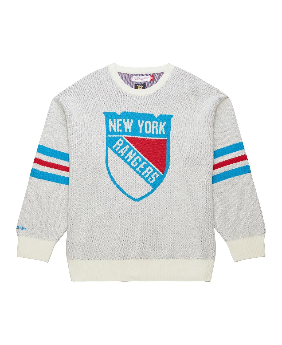 Click here for Mens Cream New York Rangers Centennial Retro Logo... prices