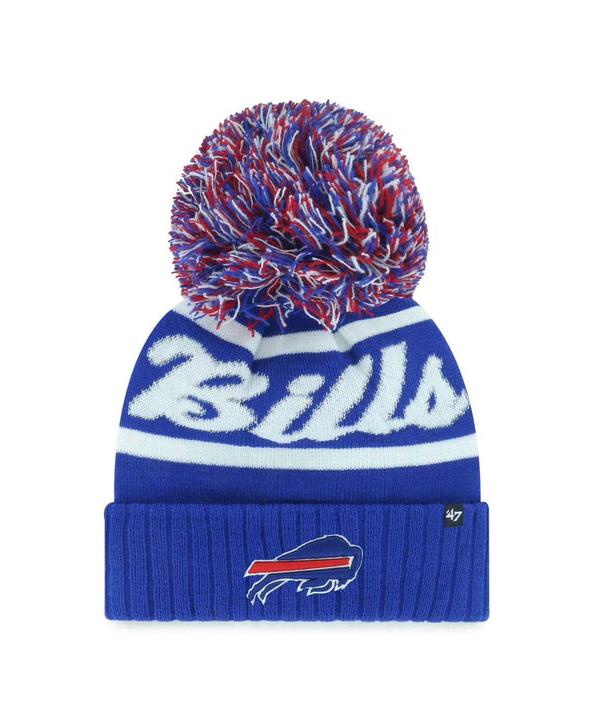 Click here for Womens Royal Buffalo Bills Spirited Cuffed Knit Ha... prices