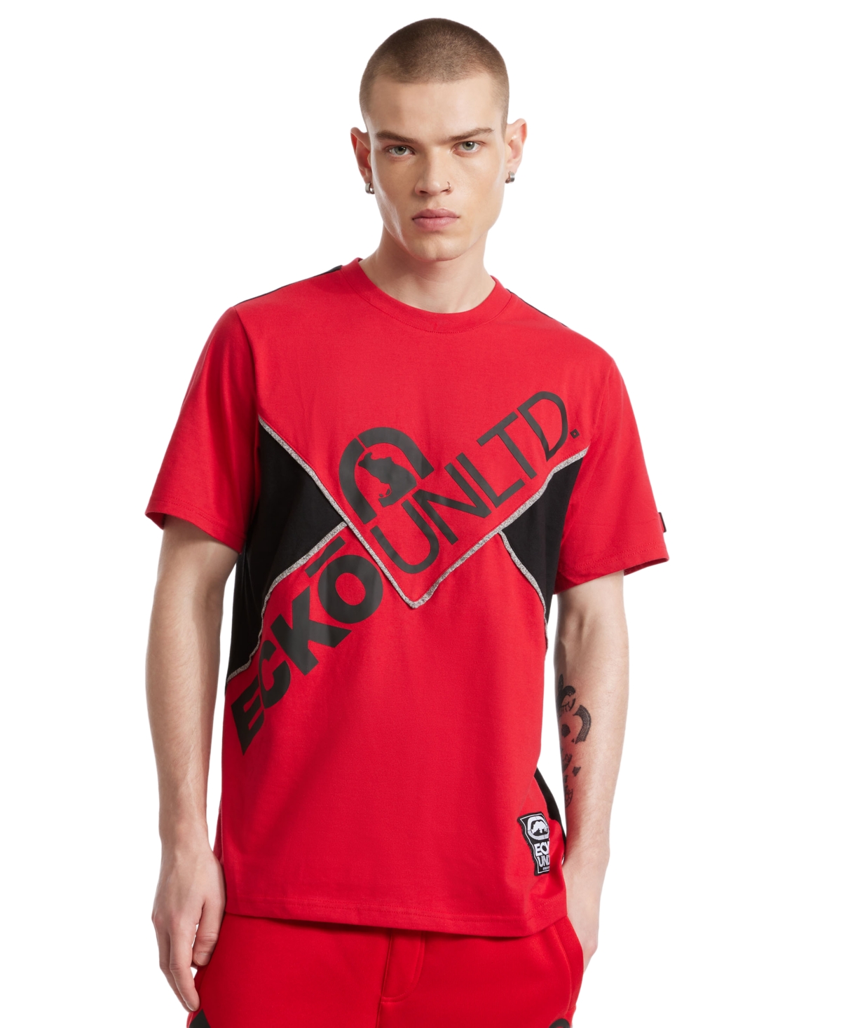 Click here for Ecko Unltd Mens Geometric Graphic Print T-Shirt -... prices