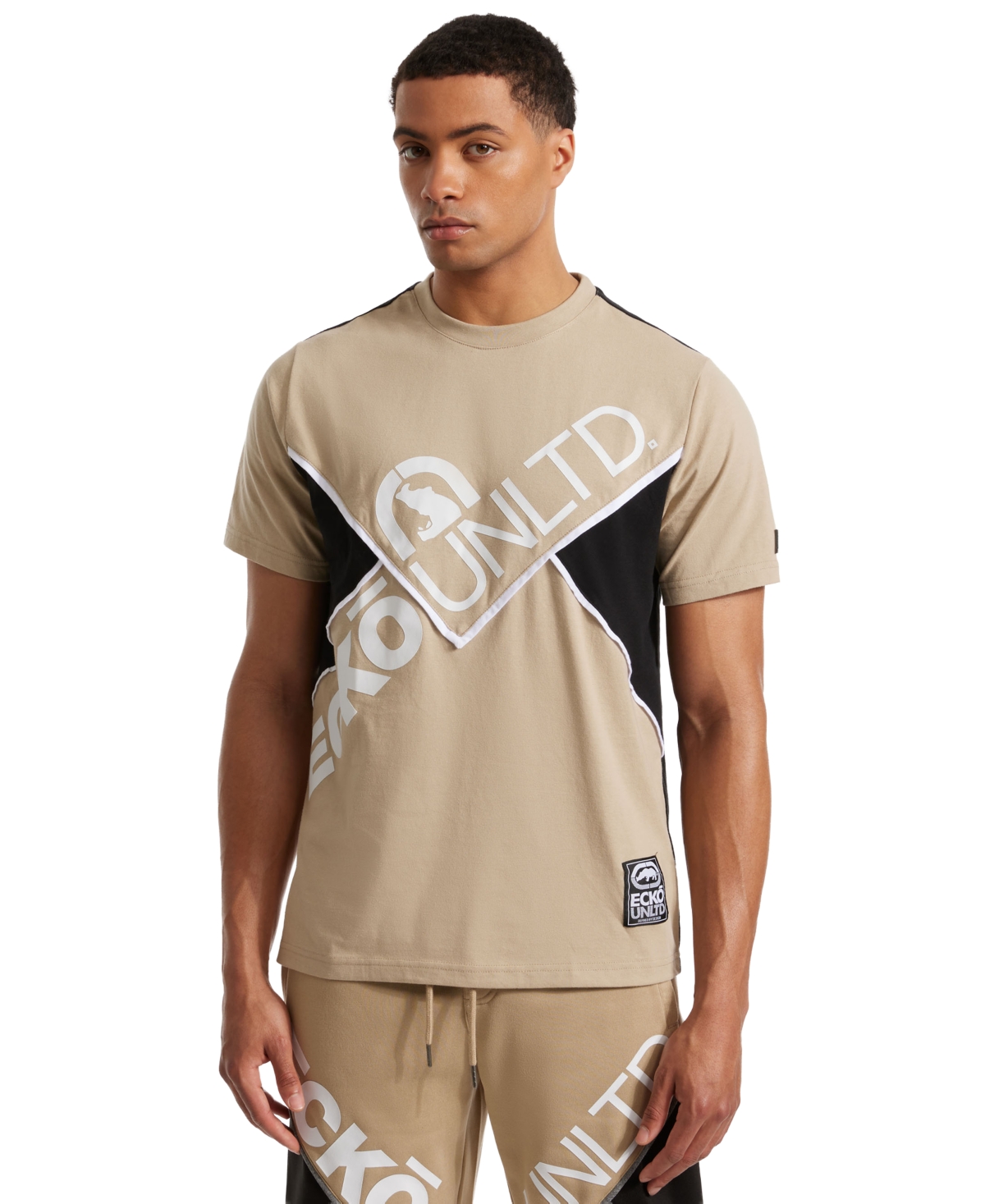 Click here for Ecko Unltd Mens Geometric Graphic Print T-Shirt -... prices
