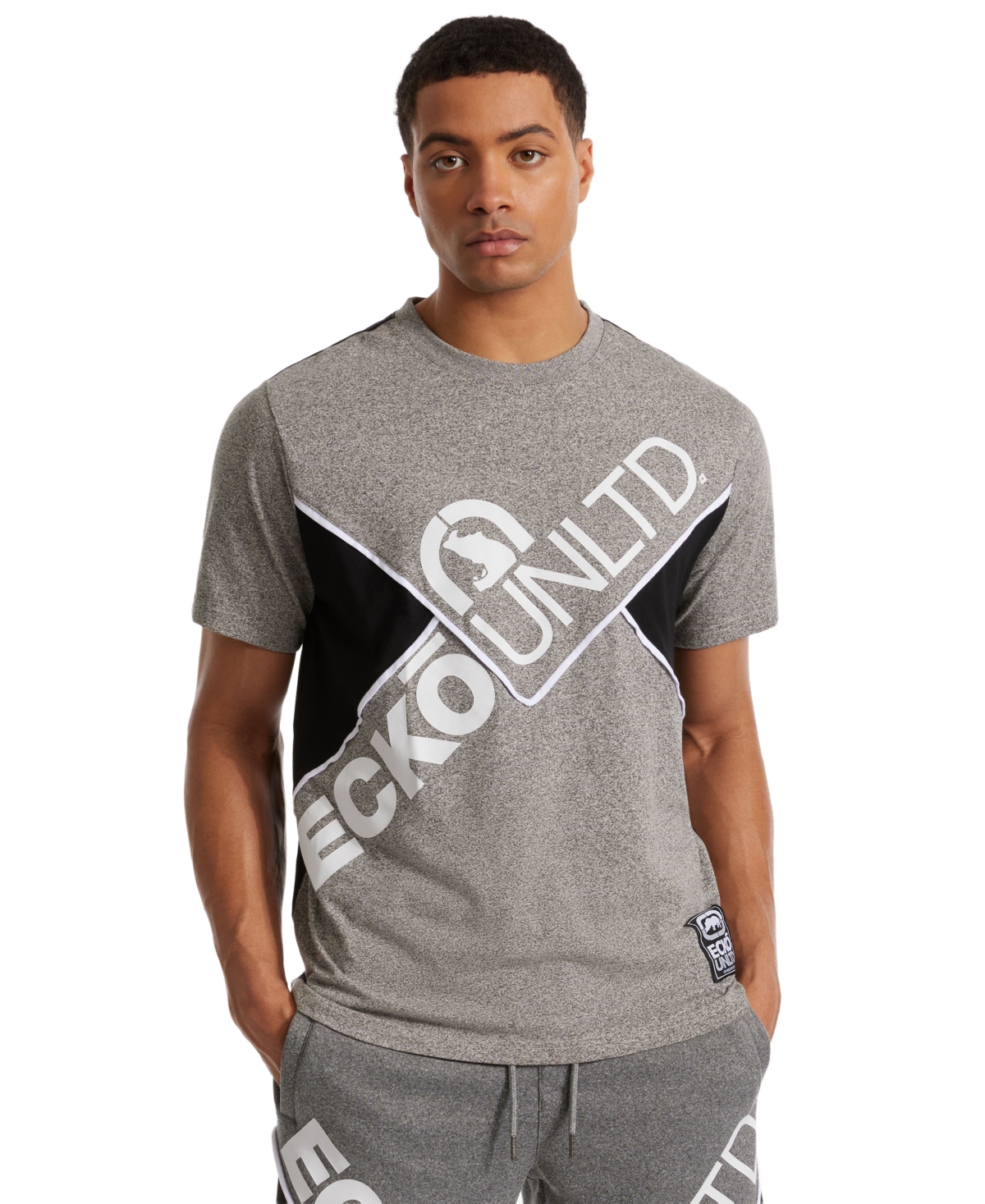 Click here for Ecko Unltd Mens Geometric Graphic Print T-Shirt -... prices