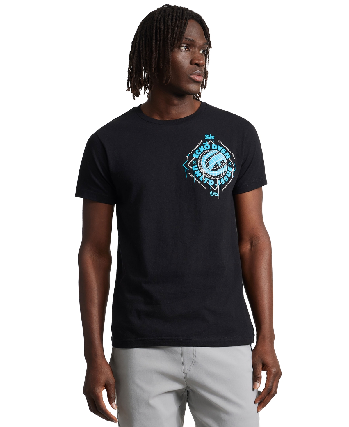 Click here for Ecko Unltd Mens Full-Flex Regular-Fit T-Shirt - Bl... prices