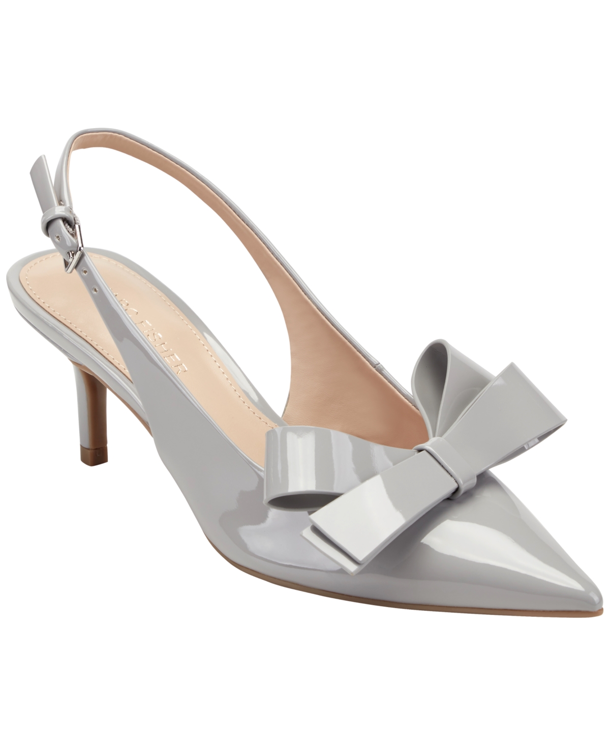 Click here for Marc Fisher Womens Allon Bow Slingback Pumps - Gre... prices