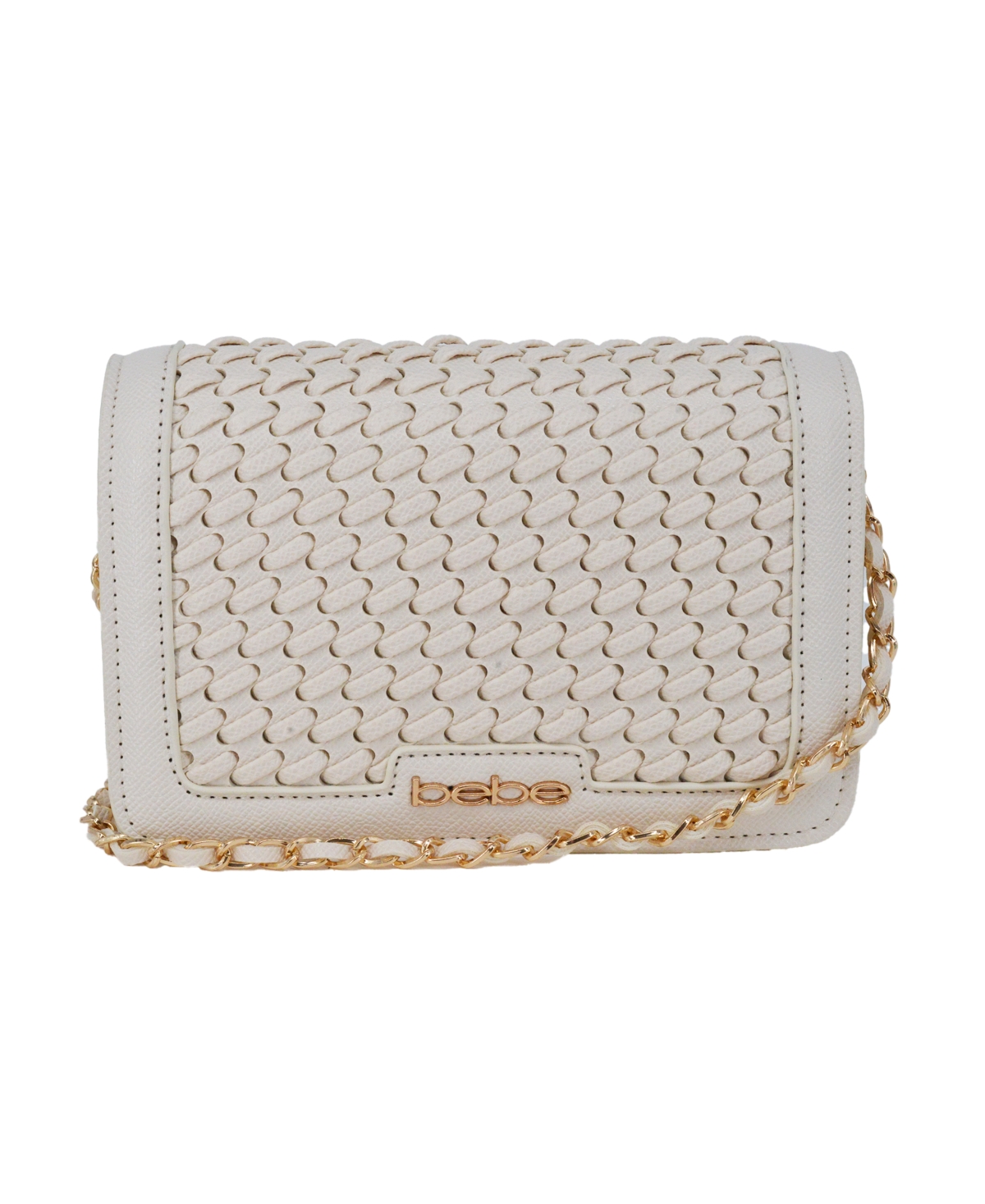 Click here for Bebe Womens Katriel Mini Crossbody Bag - Cream prices