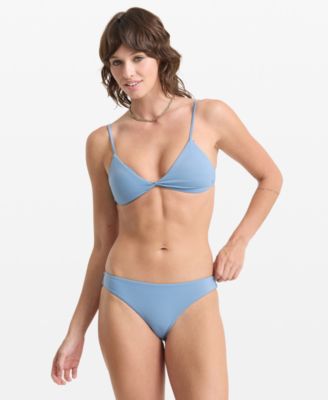 Click here for Volcom Juniors Simply Seamless V Neck Swim Top Swi... prices