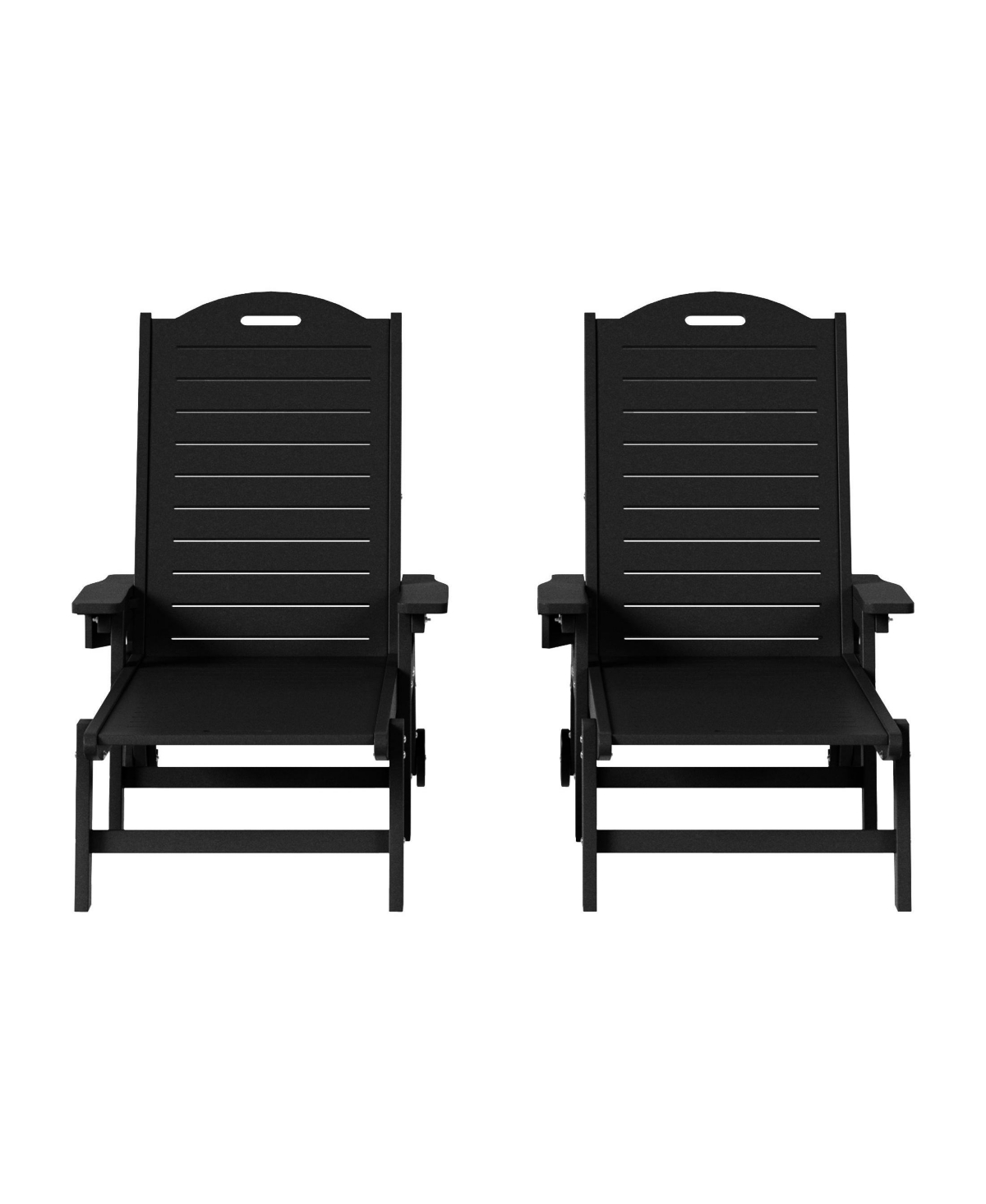 Click here for WestinTrends Outdoor Hdpe Patio Chaise Lounges Wit... prices