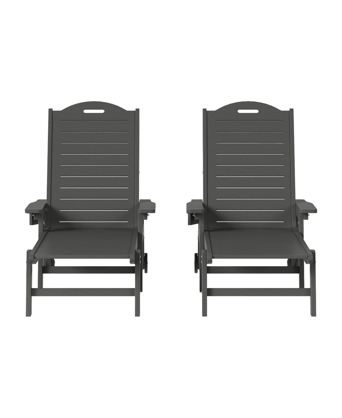 Click here for WestinTrends Outdoor Hdpe Patio Chaise Lounges Wit... prices